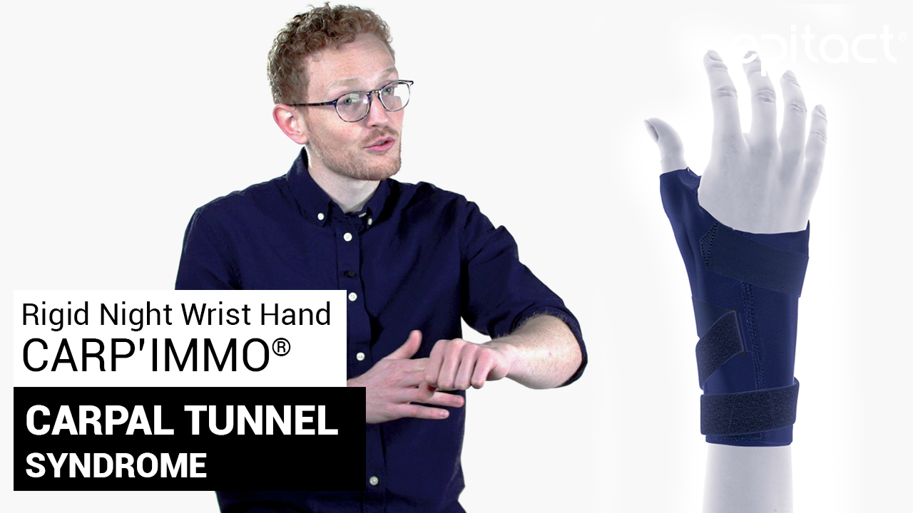 Wrist splint for carpal tunnel, wrist brace for night pain relief | Epitact